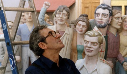 Raymond Mason; British sculptor captured ordinary street scenes; at 87 ...